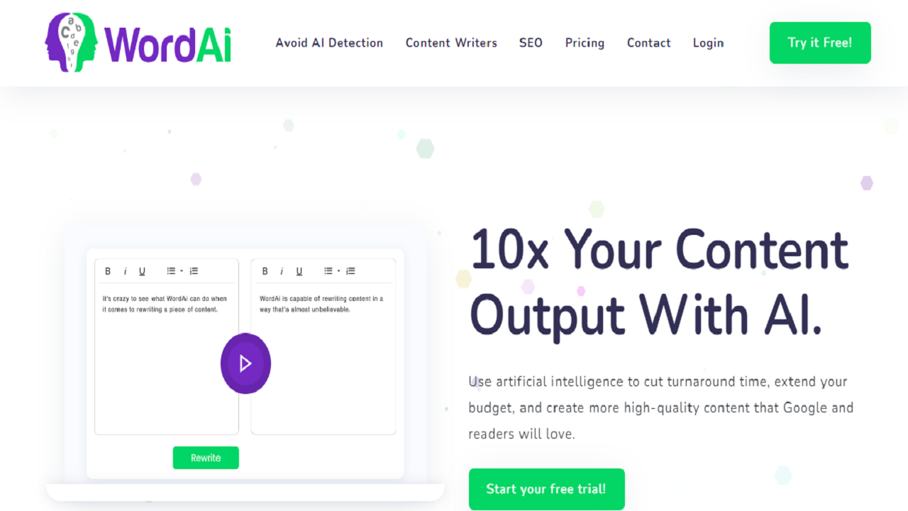 Best AI Rewriter To Avoid AI Detection