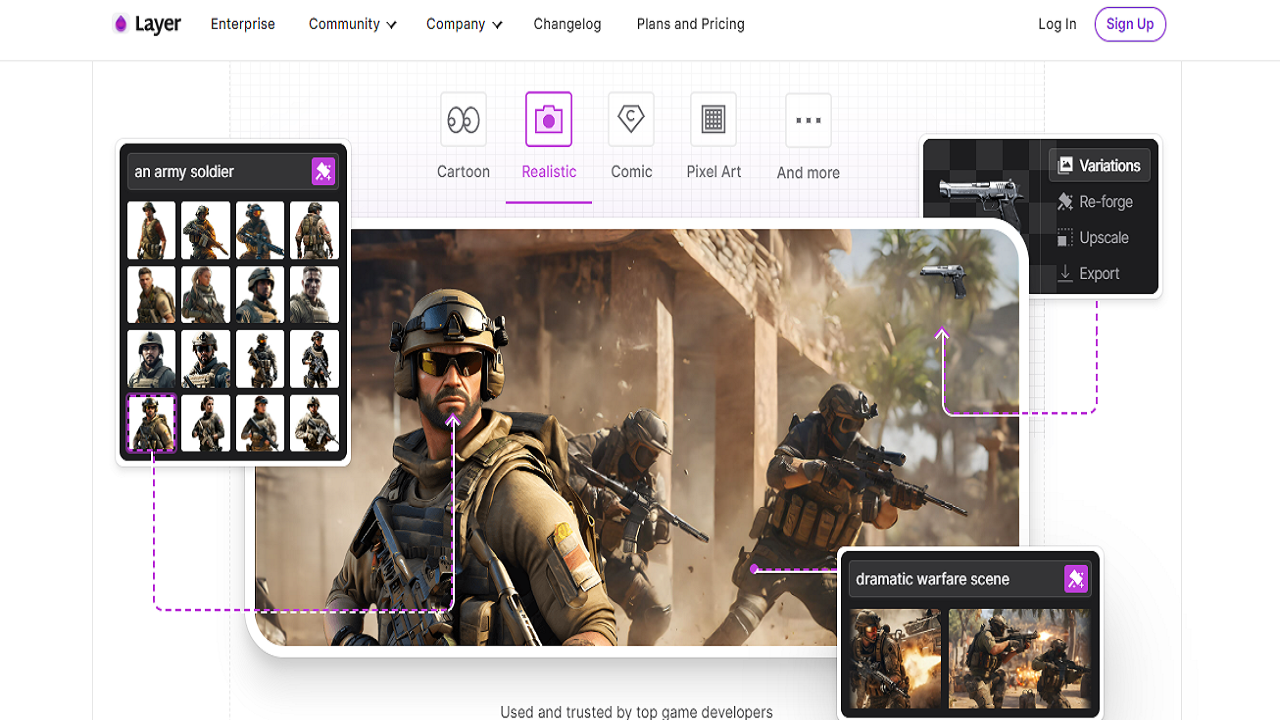 Layer AI: Best AI Tool For Gaming Art