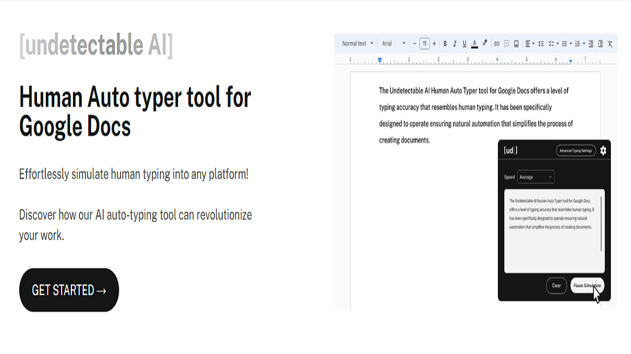 Undetectable AI Human Auto Typer For Google Docs In 2024
